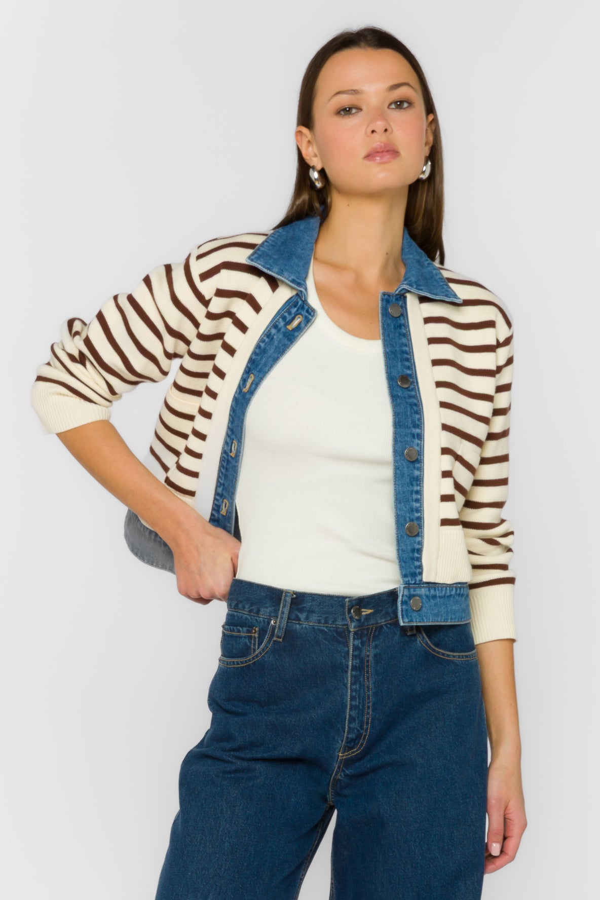 Francis Cloves Striped Jacket – Velvet Heart Clothing